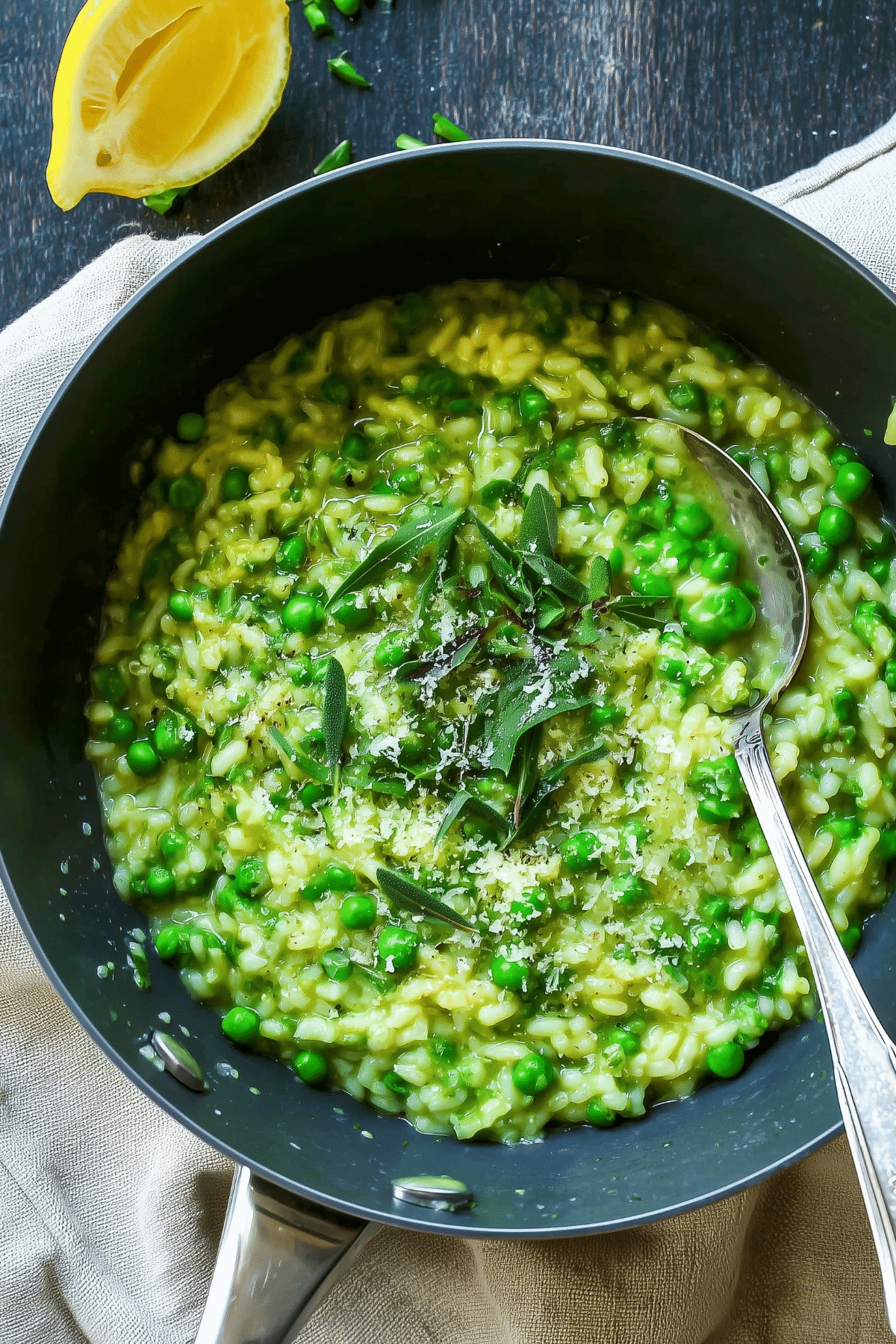 Spring Pea Risotto Recipe: Quick & Creamy Spring Dish - The Sisters Cooking