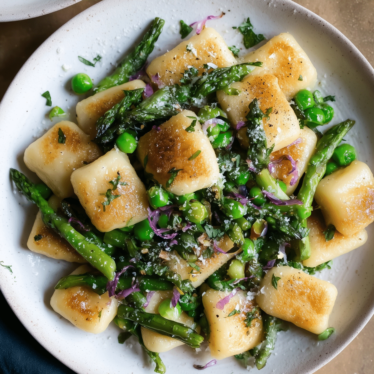 Spring Vegetable Brown Butter Gnocchi Recipe | Fresh & Easy - The ...