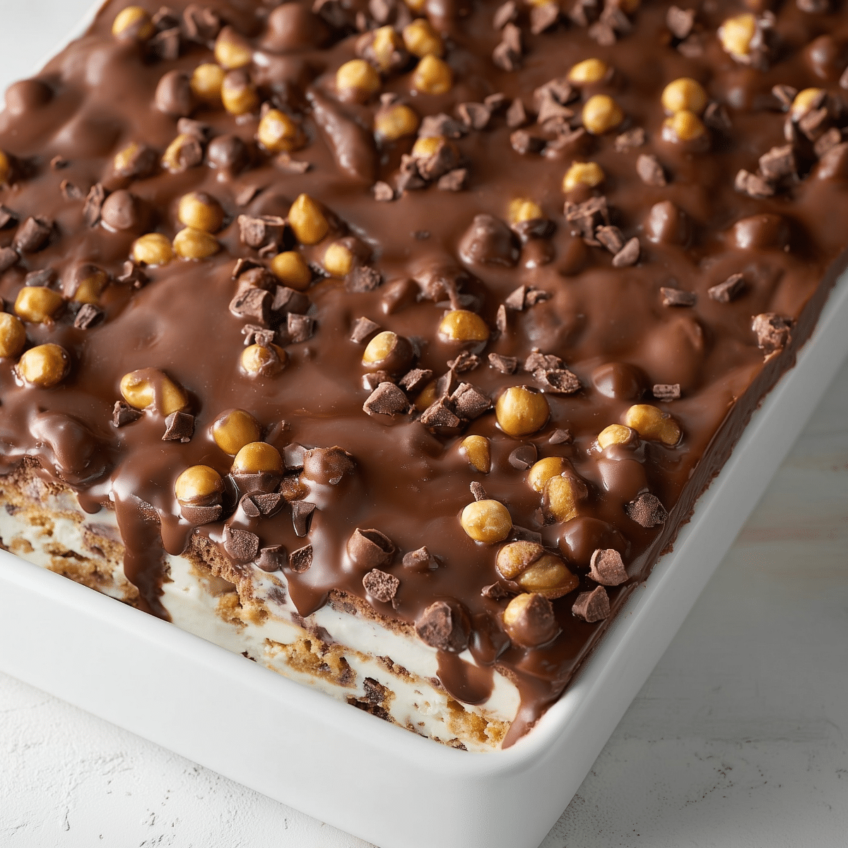 Buster Bar Ice Cream Cake – A Deliciously Easy Recipe - The Sisters Cooking