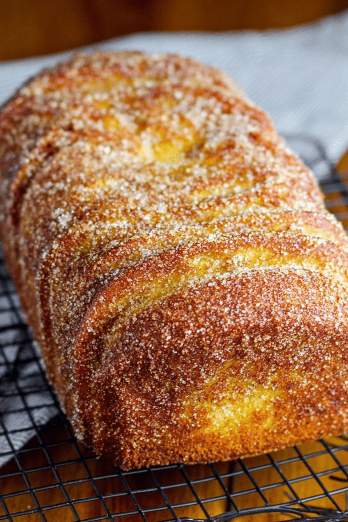 Cinnamon Sugar Donut Bread | Best Sweet Loaf - The Sisters Cooking