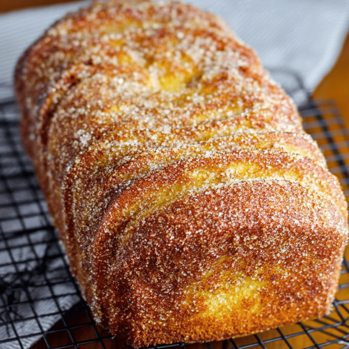 Cinnamon Sugar Donut Bread | Best Sweet Loaf - The Sisters Cooking