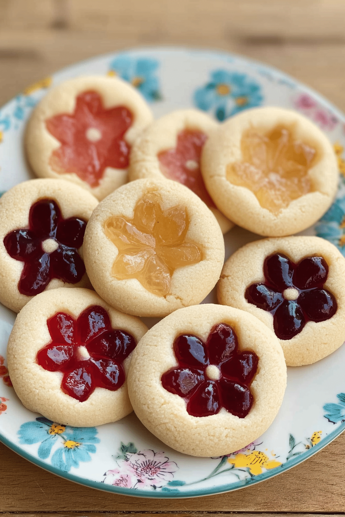 Flower Jam Thumbprint Cookies – Easy & Irresistible - The Sisters Cooking