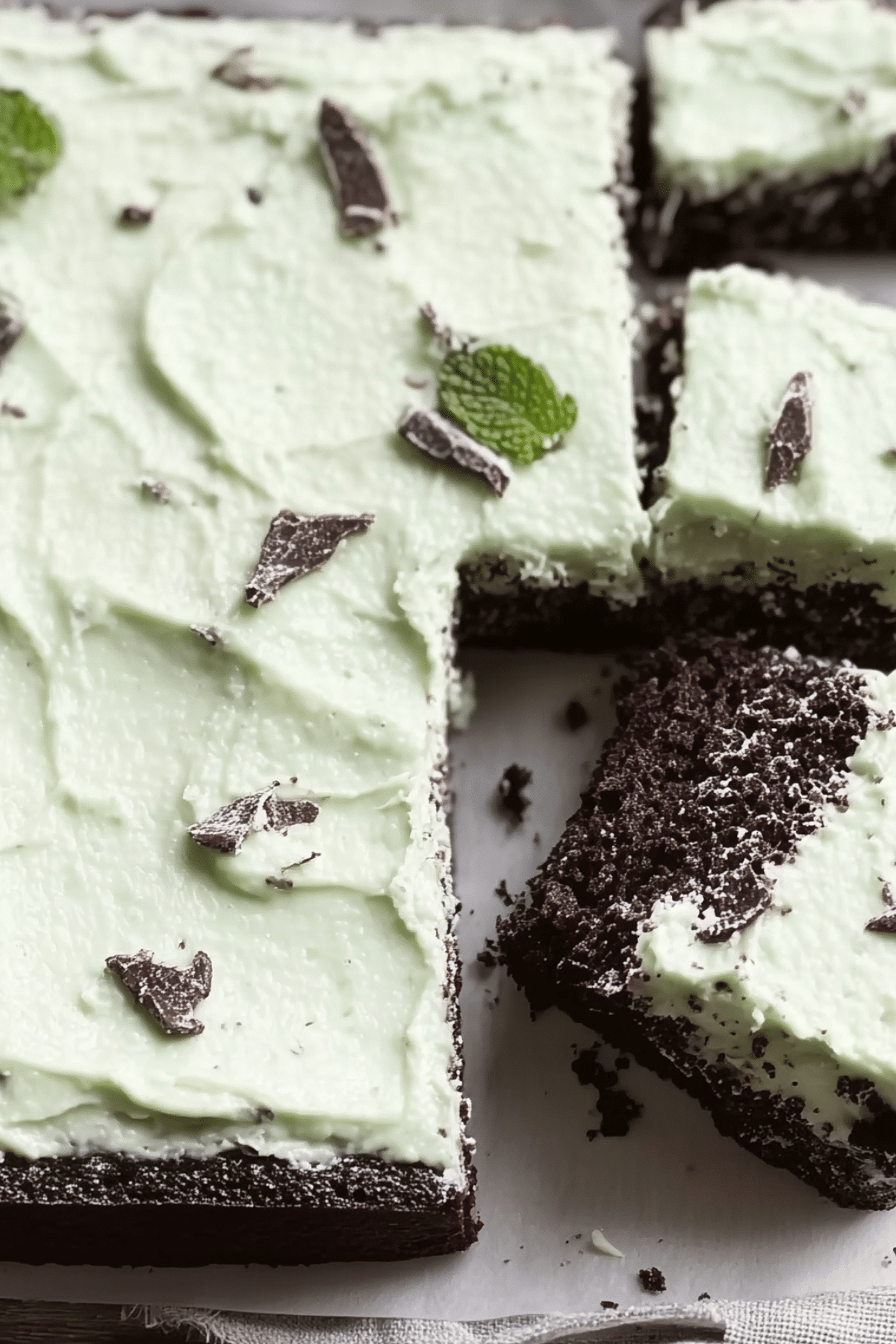 Mint Chocolate Chip Sheet Cake – Easy & Delicious - The Sisters Cooking