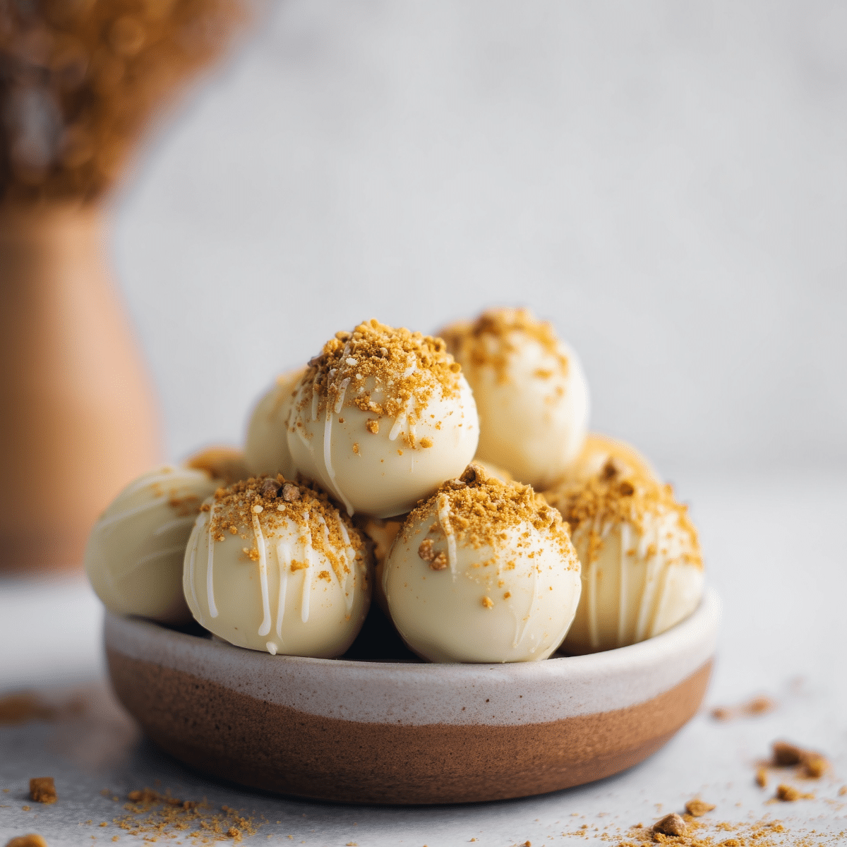 Pumpkin Cheesecake Truffles – Easy & Delicious Fall Treat - The Sisters ...