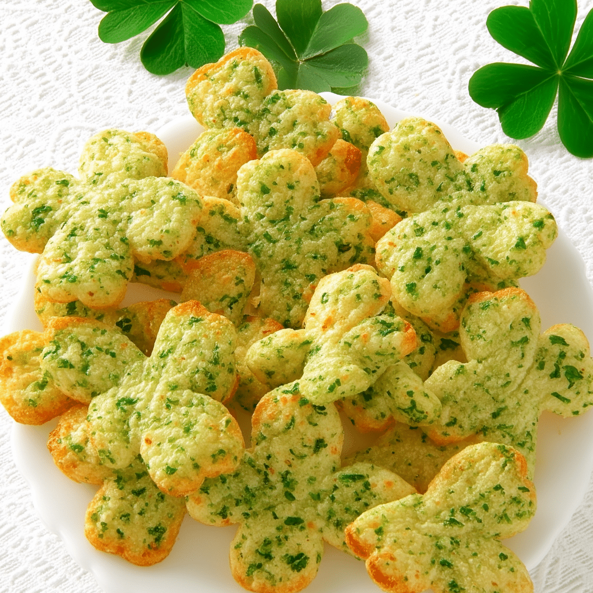 Shamrock Shaped Snack Crisps – Easy & Crispy - The Sisters Cooking
