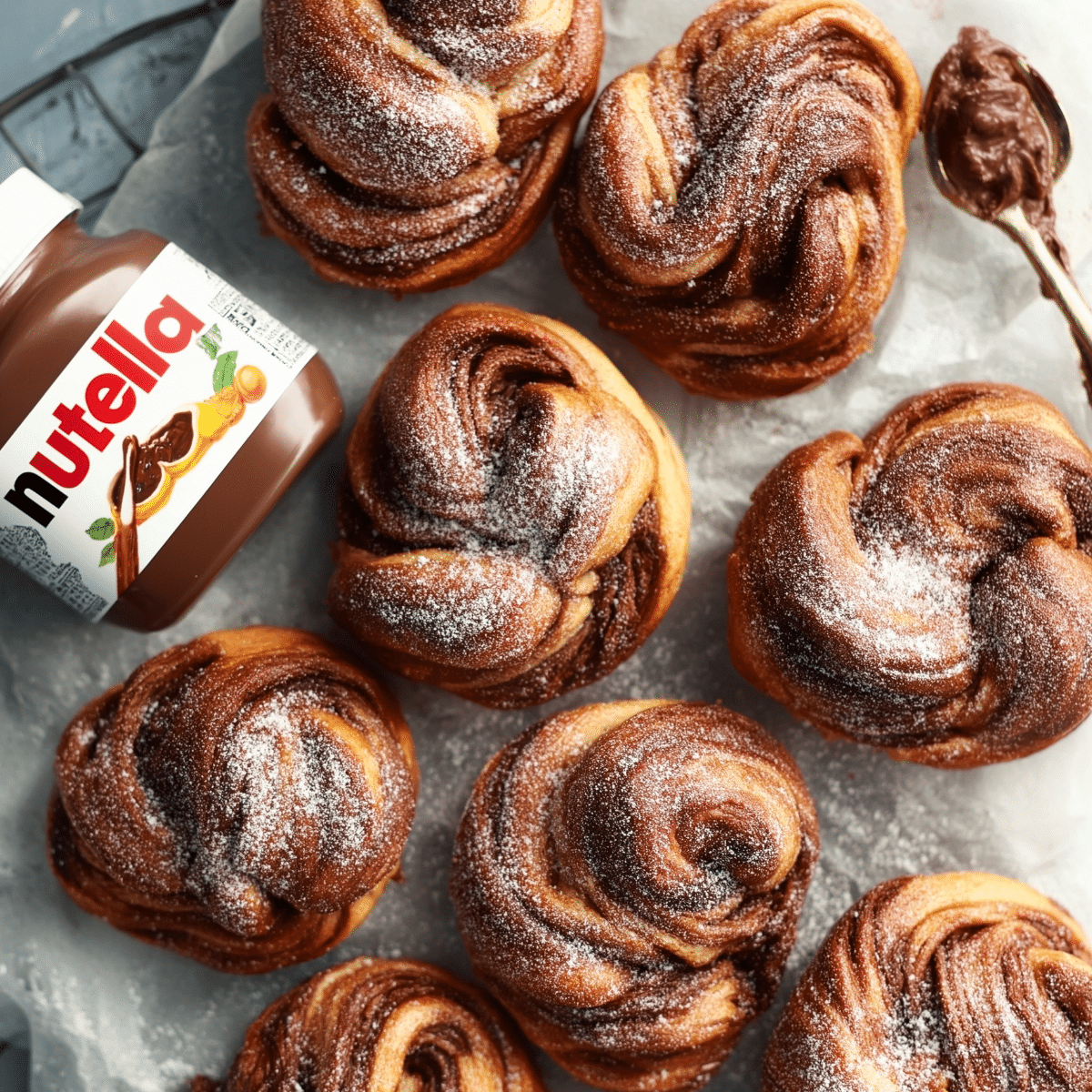 Nutella Morning Buns Easy Bakery-Style Treat - The Sisters Cooking